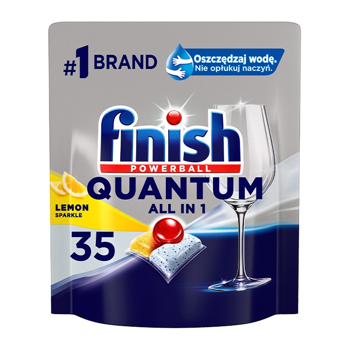 Комплект от 35 капсули за съдомиялна Finish Lemon Emag Bg