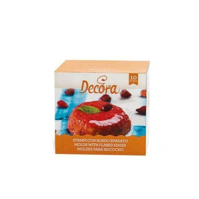Set 10 forme prajituri, Decora, Metal, Argintiu - eMAG.ro
