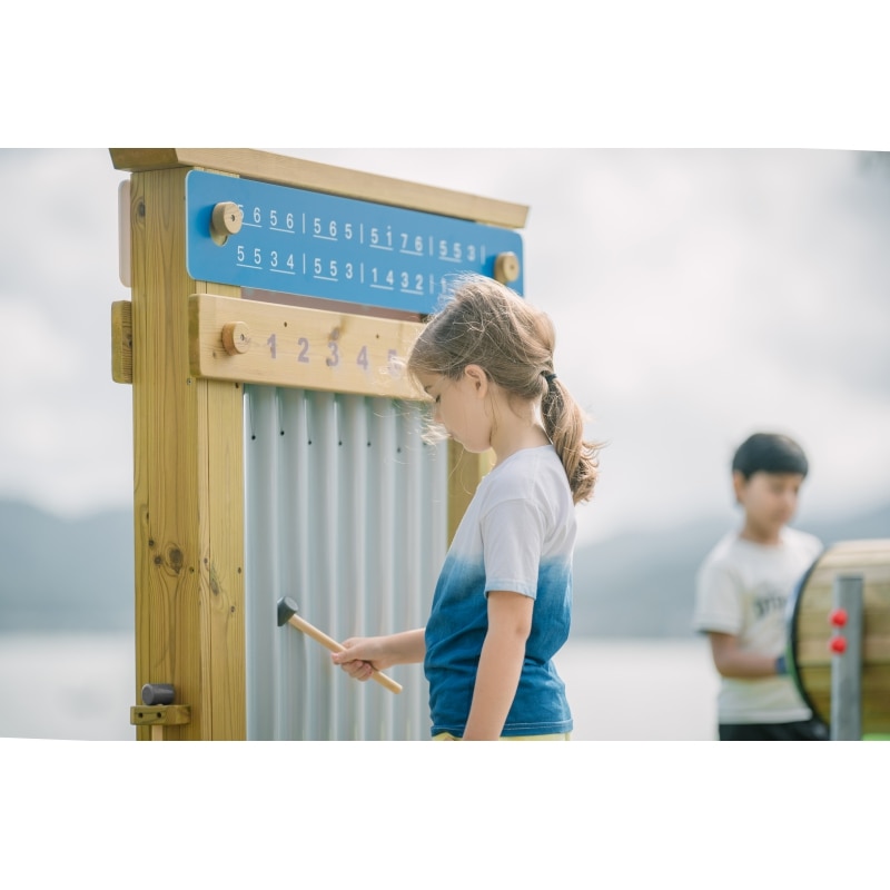 Joc interactiv cu note muzicale, Classic World, Lemn/Metal, Bej ...