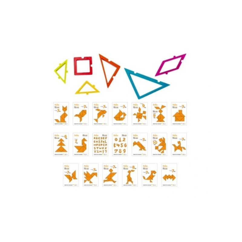 Set 6 forme prajituri + 20 sabloane, Decora, Puzzle, Plastic ...