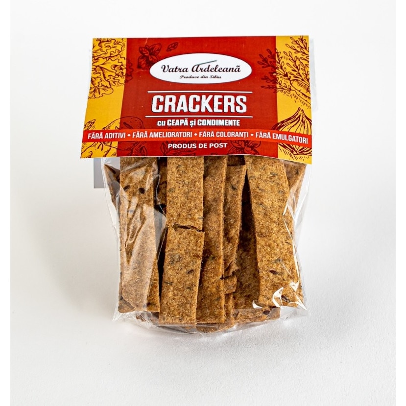 Crackersi cu ceapa si condimente 125 g - eMAG.ro