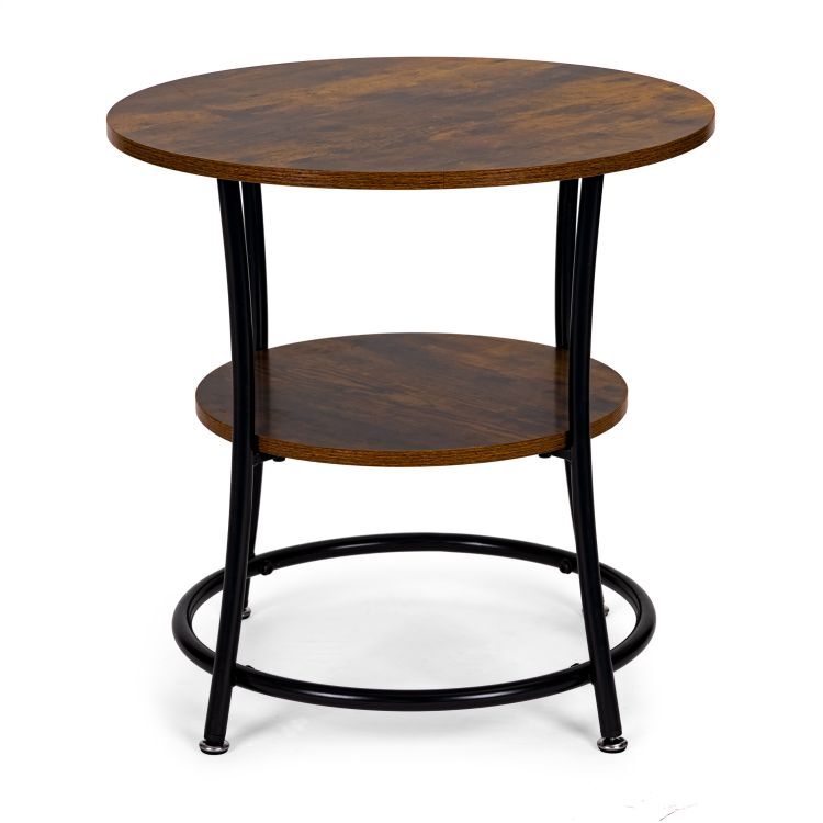 Masuta de cafea rotunda, design modern, 55 x 55 x 55 cm - eMAG.ro
