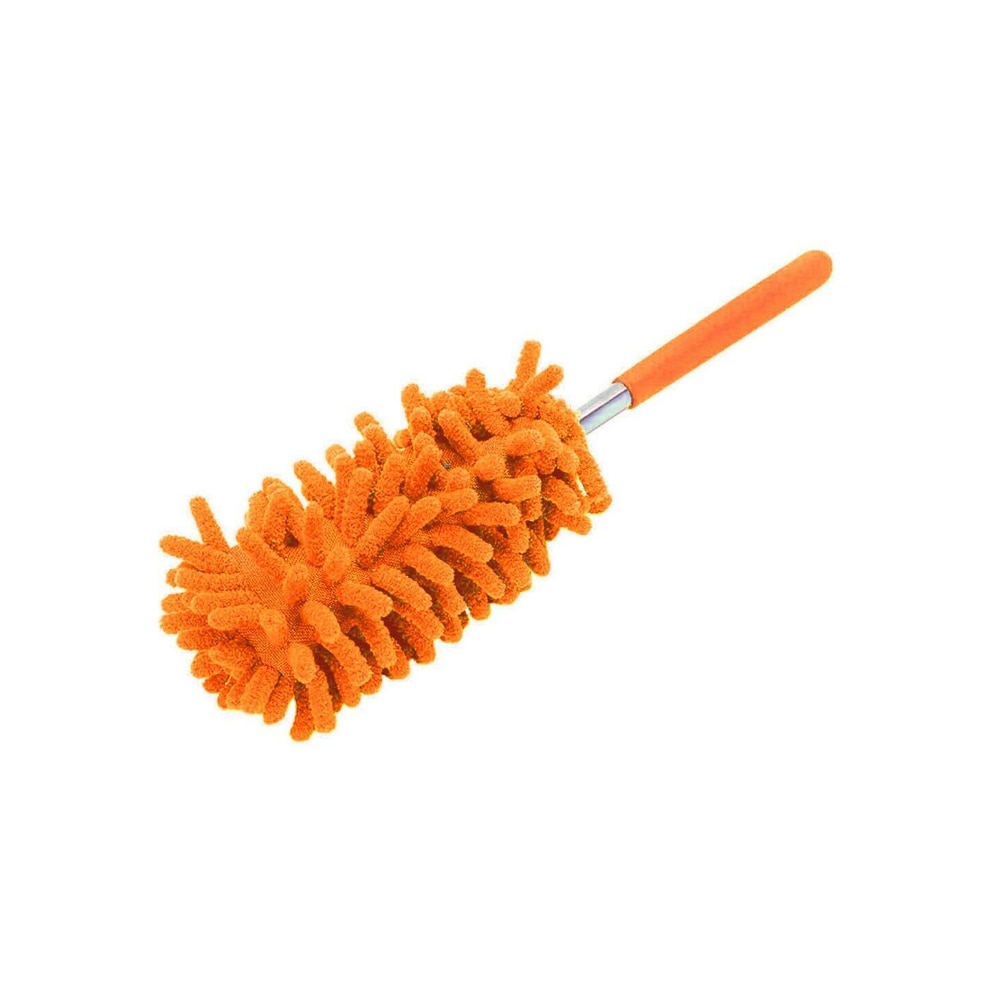 Pamatuf microfibra pentru praf cu maner telescopic, Portocaliu, 26/75 ...