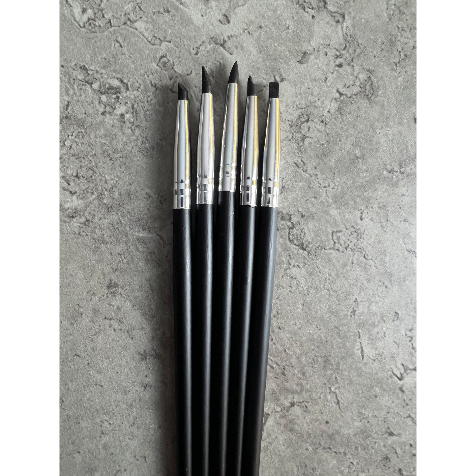 Set 5 pensule cu varf de cauciuc, Wielorybie Rzeczy, Pentru modelarea ...