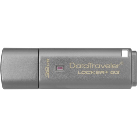 Memorie USB Kingston Data Traveler Locker+ G3, 32 GB, cu criptare ...