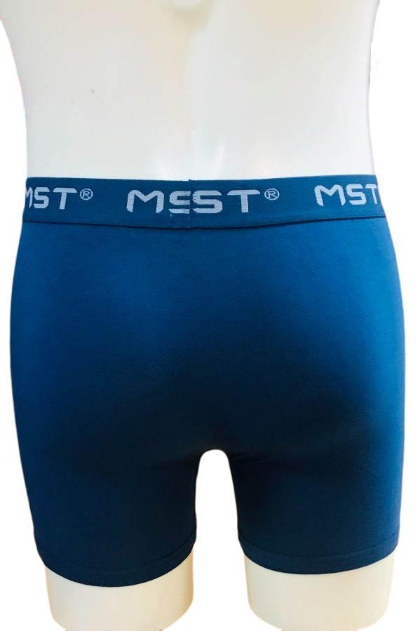 Férfi pamut boxer alsó elasztikus, kobaltkék, széles gumis, L - eMAG.hu