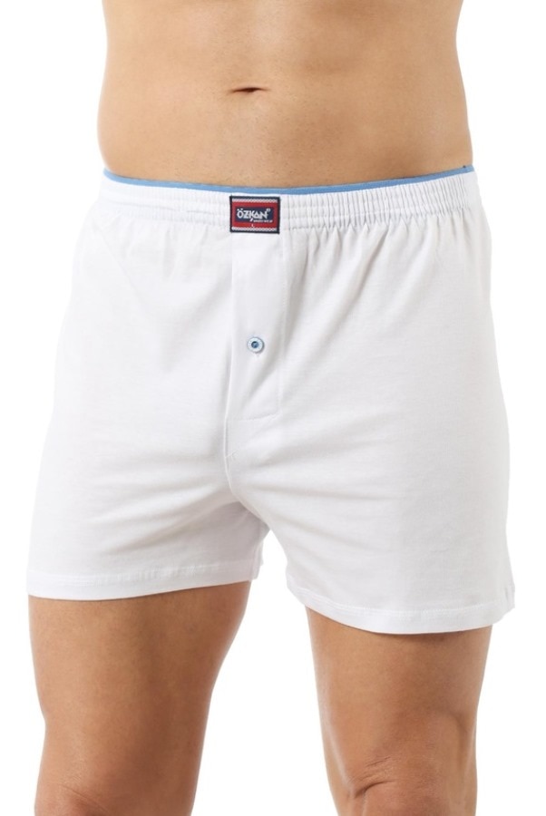 Férfi pamut laza boxer alsó, varrott derék passzé, fehér, XXL - eMAG.hu
