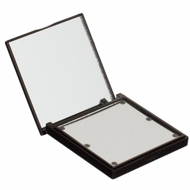 Mini oglinda Pufo Lady Boss de buzunar pentru machiaj, iluminata cu LED ...