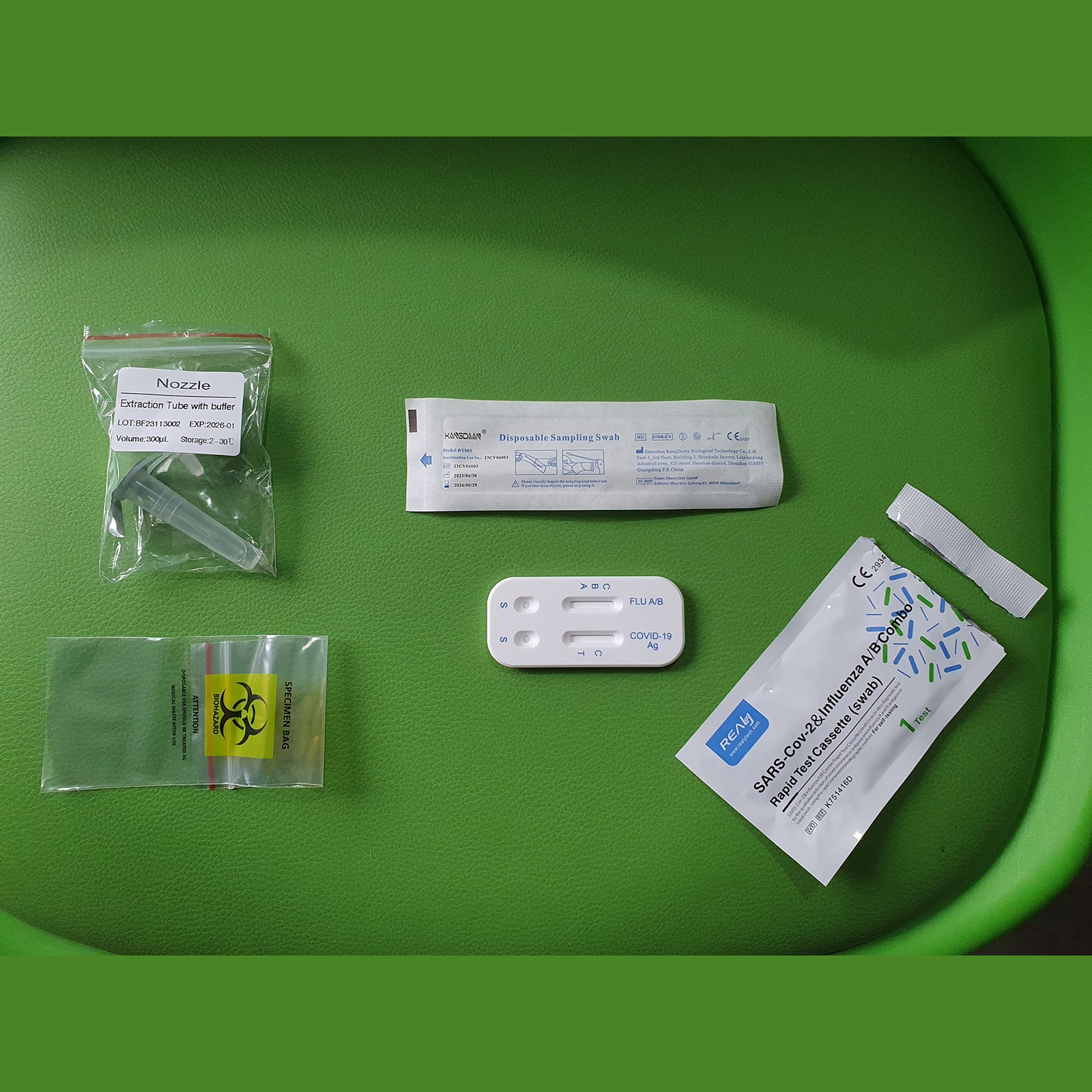 Test Rapid Antigen, Combinat, Gripa A+B si Covid-19, Realy Tech, Nazal ...