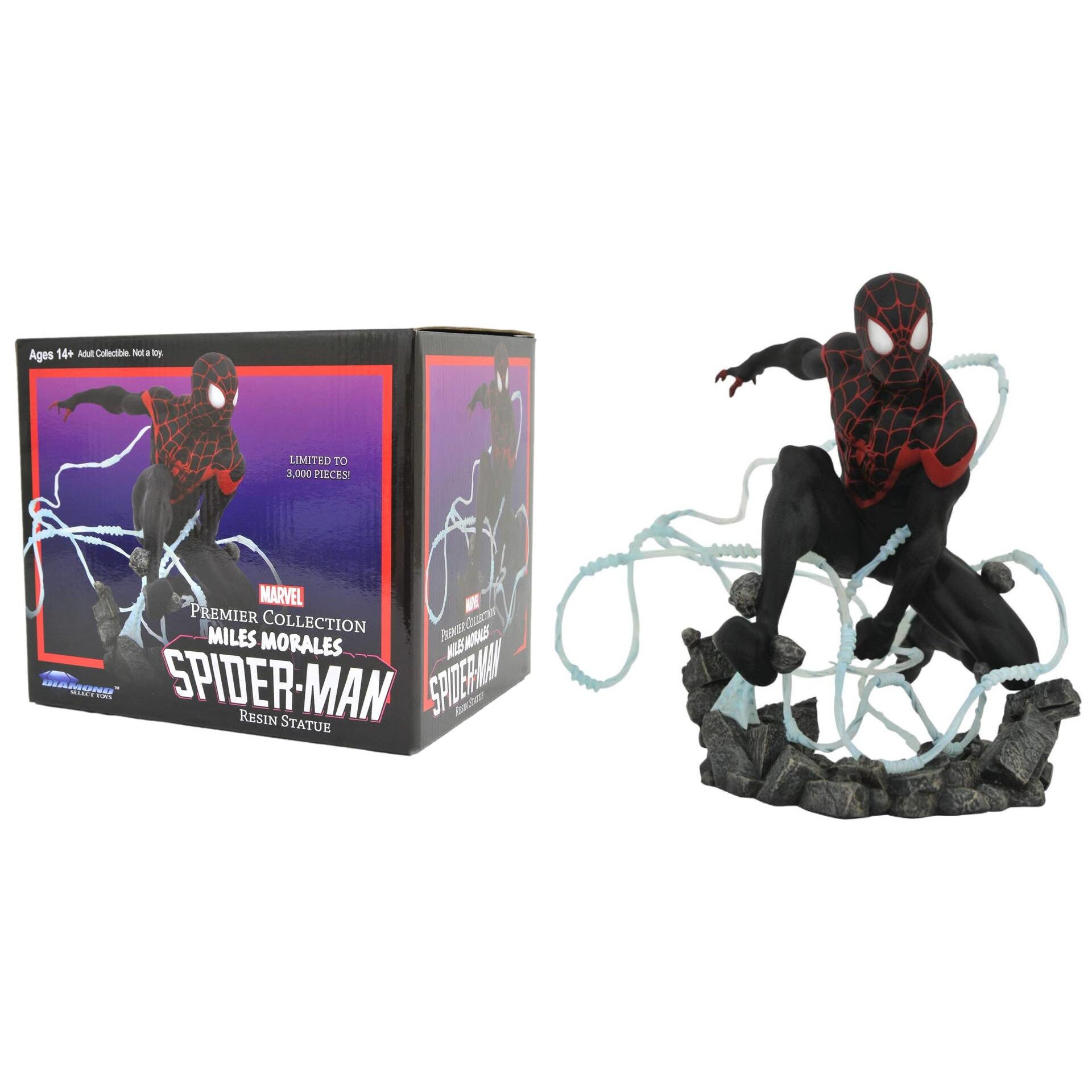 Figurina Diamond Diamond Marvel Premier Collection - Miles Morales ...