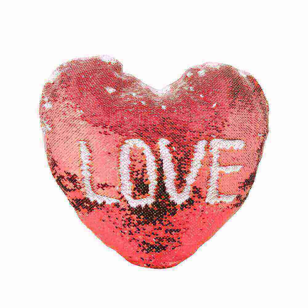 Perna personalizata cu fotografie sau mesaj, inima cu paiete glitter ...