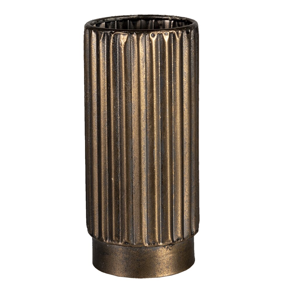 Vaza flori metal cupru 11x23 cm - eMAG.ro