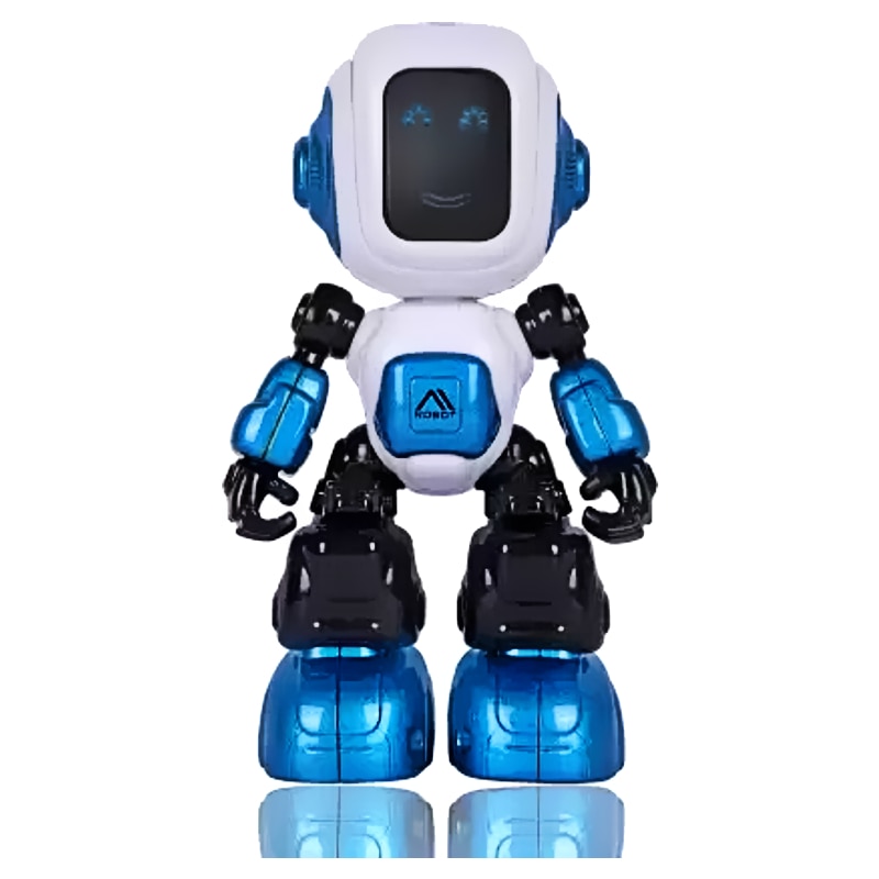 Robot de Jucarie Inteligent Vorbitor Die Cast Metal Albastru - eMAG.ro