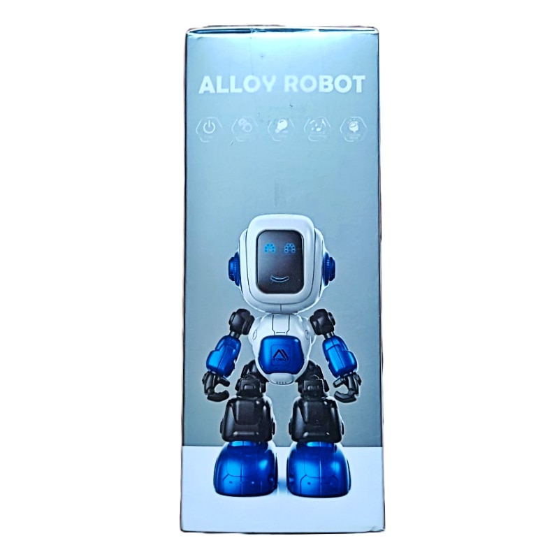 Robot de Jucarie Inteligent Vorbitor Die Cast Metal Albastru - eMAG.ro