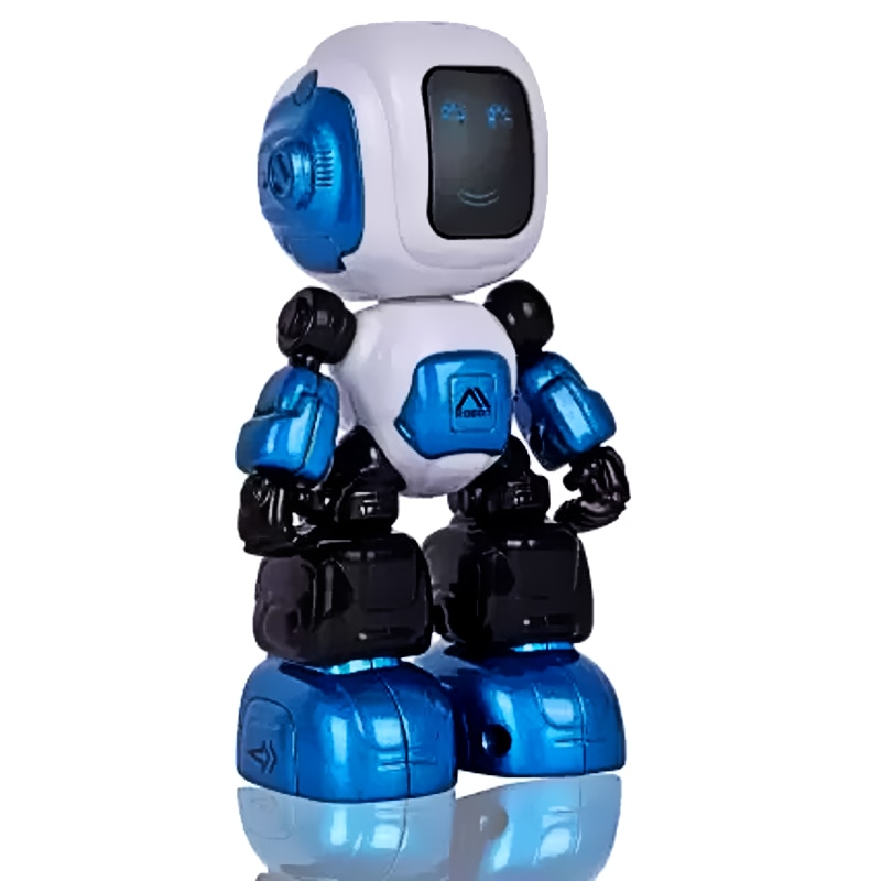 Robot de Jucarie Inteligent Vorbitor Die Cast Metal Albastru - eMAG.ro