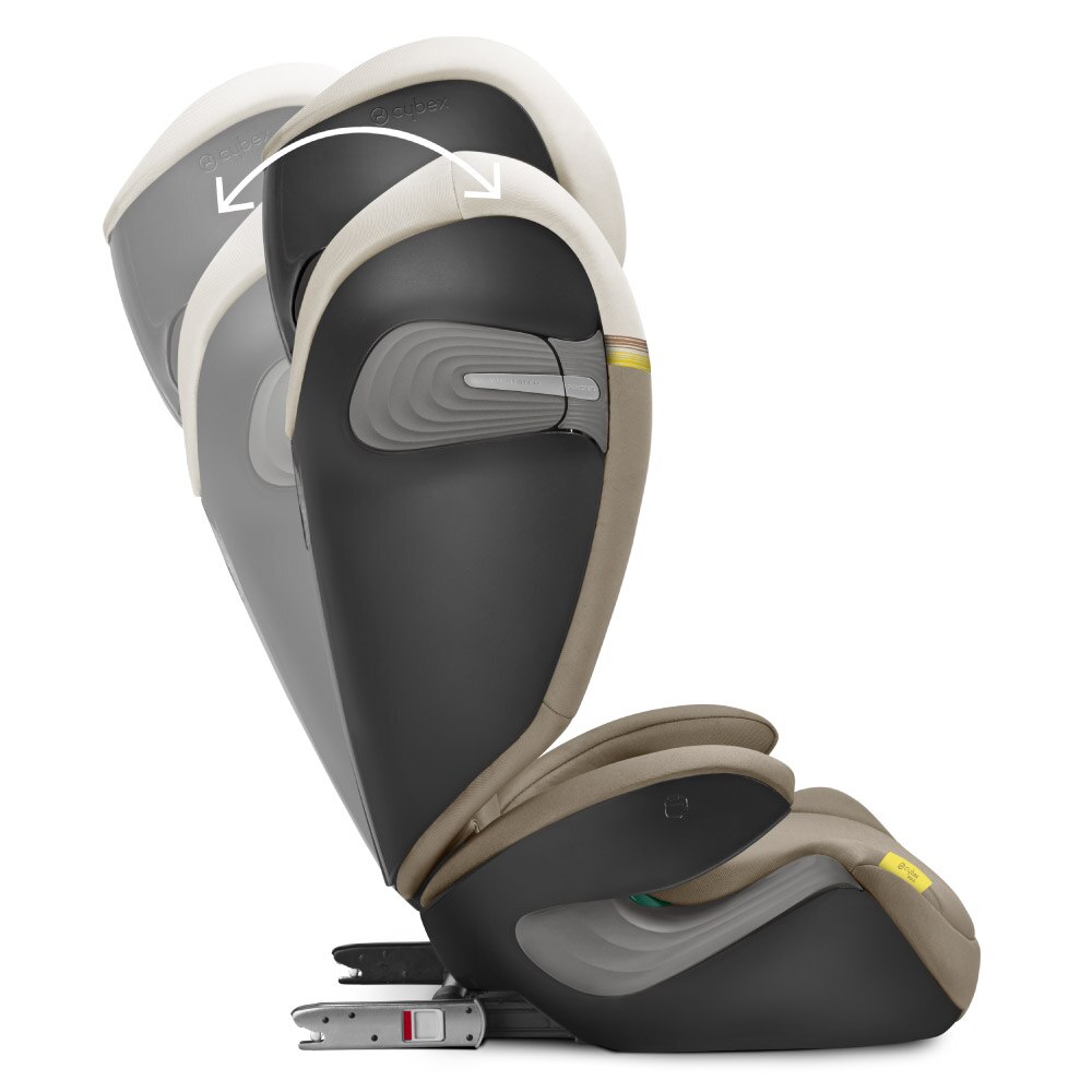 Scaun Auto Cybex Solution S2 i-Fix Seashell Beige - eMAG.ro