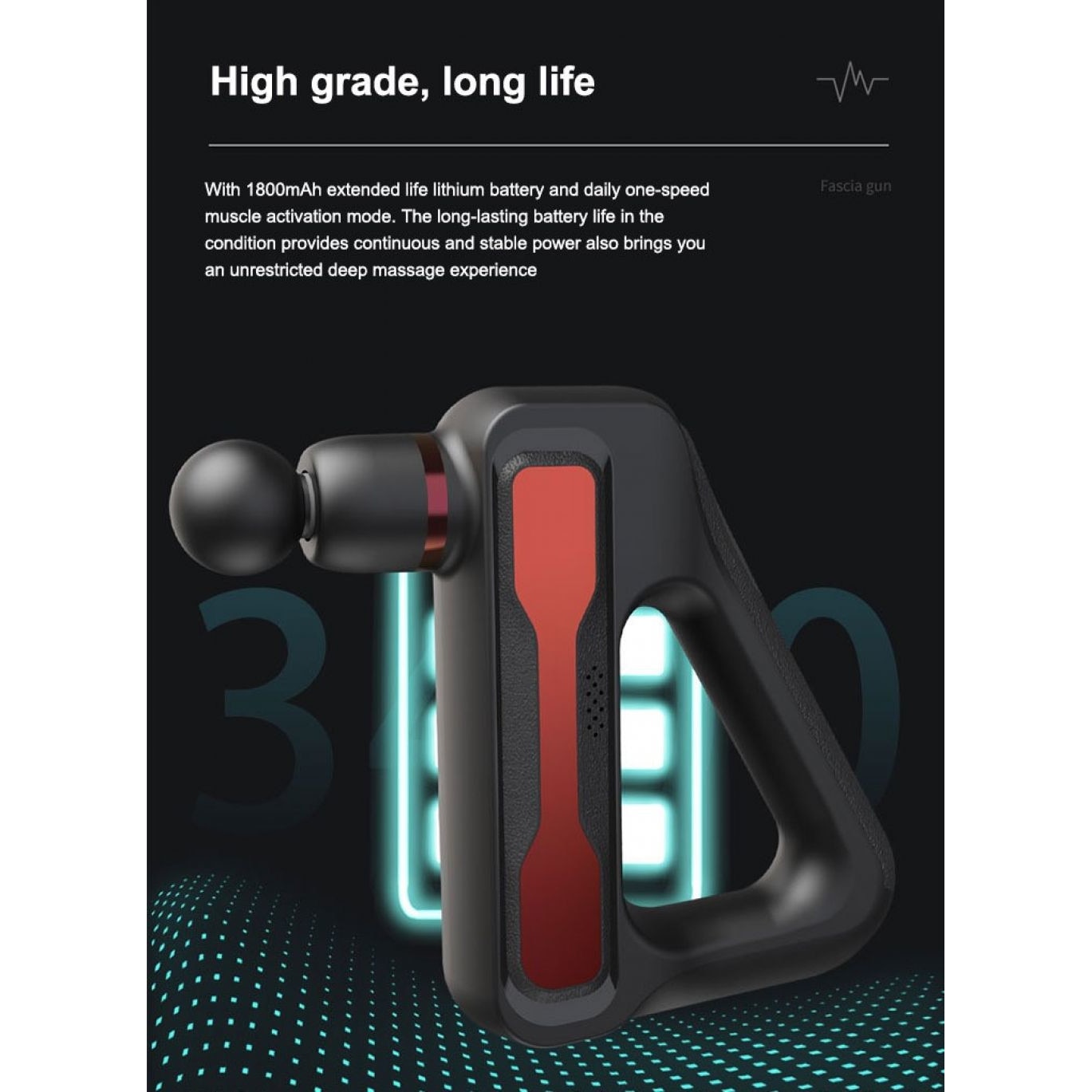 Pistol de masaj ORTO GUN XIII PRO, 8 capete de masaj, 32 de viteze ...