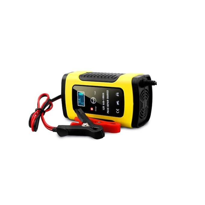 Redresor auto-moto inteligent, portabil, ecran LCD iluminat, functie ...