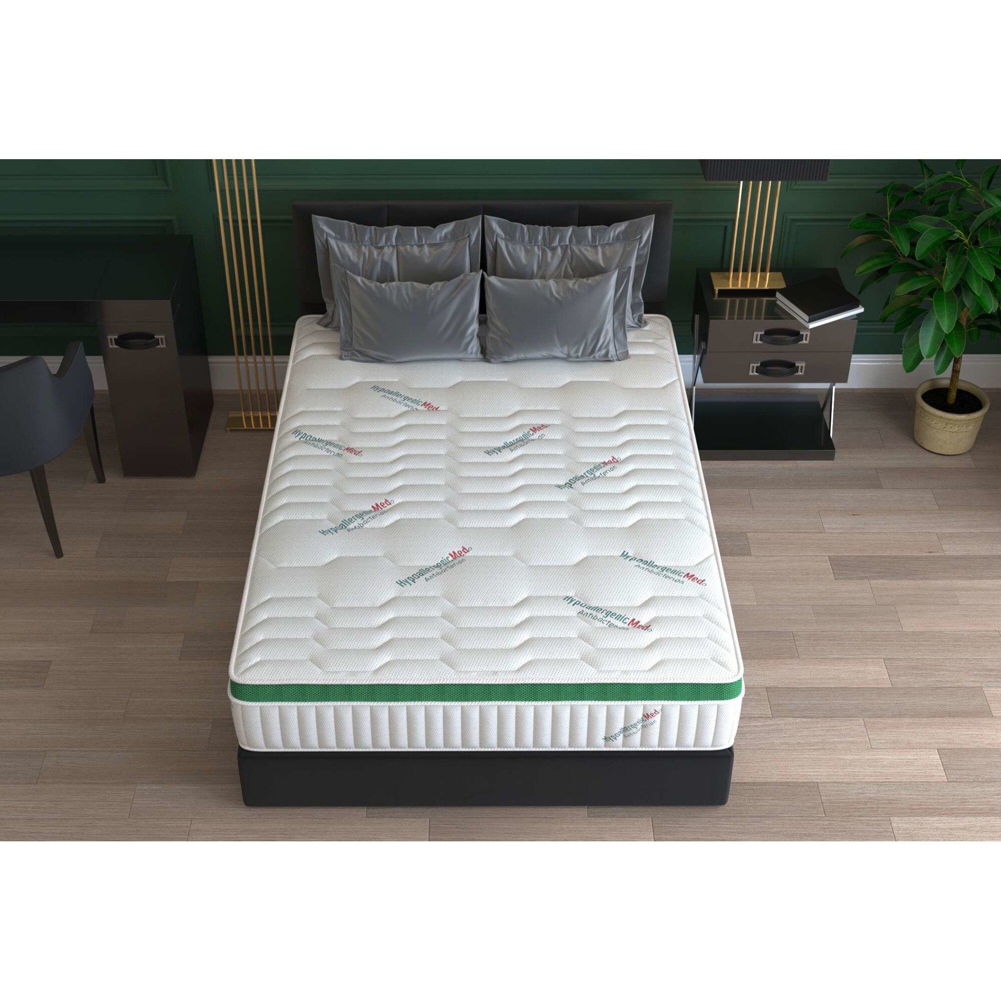 Saltea ortopedica HypoallergenicMed, Primo Protect SomnART, cu arcuri ...