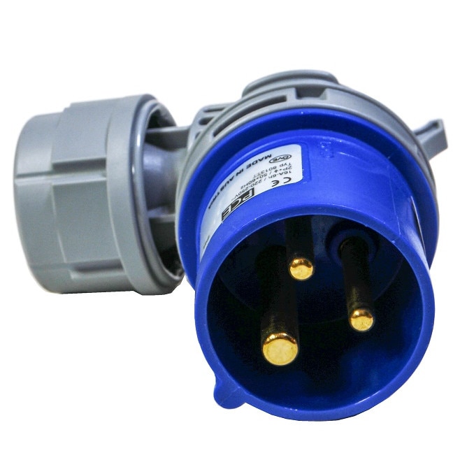 Ъглов индустриален щепсел 16A 3P 230V 8013-6TT PCE - eMAG.bg