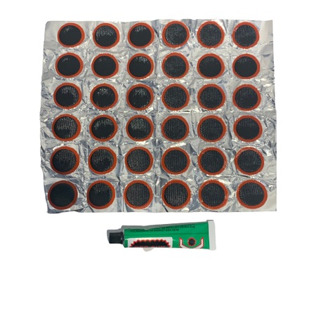 Petice pentru anvelopa si lipici vulcanizare 36 bucati/set, diametru ...