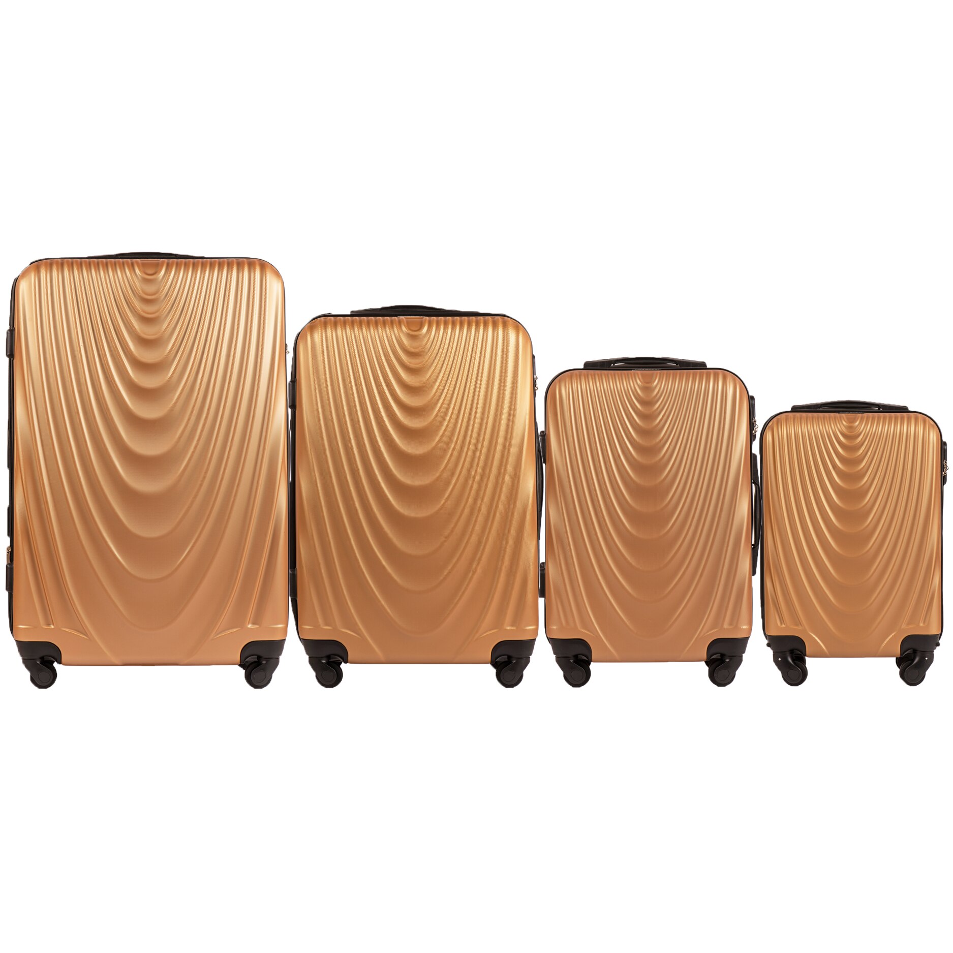 Set Troler, WINGS, FALCON, ABS, 4 Piese, Gold - eMAG.ro