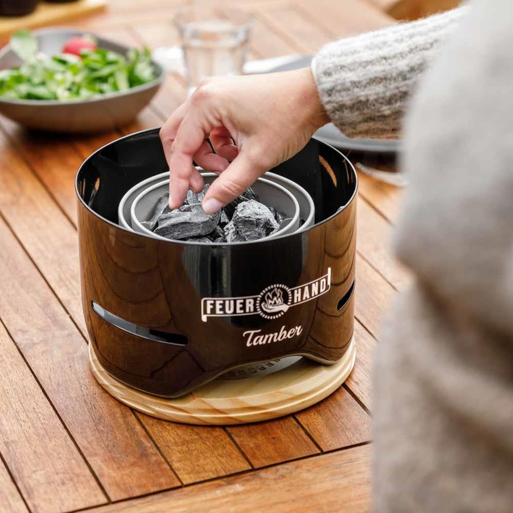 Carbune pentru gratar de masa Tamber 1kg Feuerhand - eMAG.ro
