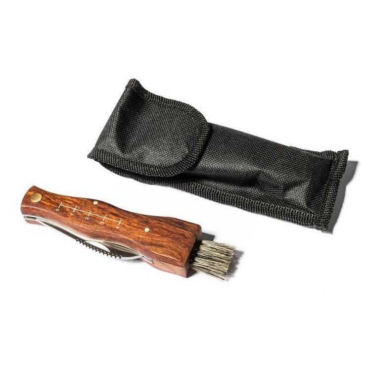 Cutit pentru ciuperci, Gadget Master, Lemn/Inox, Argintiu/Maro - eMAG.ro