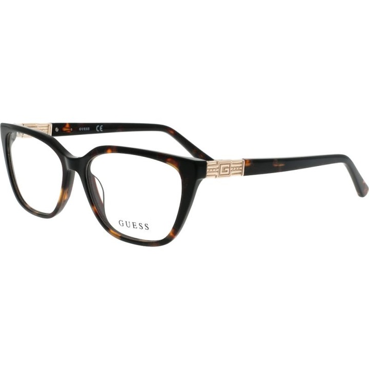 Дамска рамка за очила Guess GU2941-052-51, Havana, Котешко око, 51 mm ...