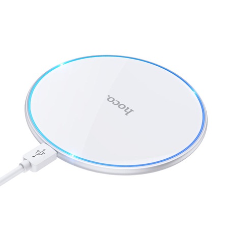 Безжично зарядно Fast Charging CW6 Hoco 15W Pro Easy, бяло - eMAG.bg