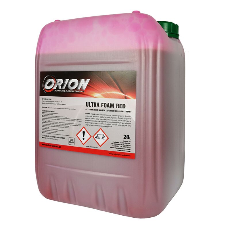 Ultra Foam Red ( 20 L ) Illatos, Piros Színű Semleges Aktív Hab - eMAG.hu