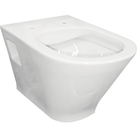 Vas WC Suspendat, Roca The Gap Round Rimless, Alb - eMAG.ro