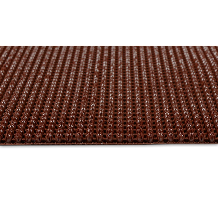 Covoras Intrare EasyTurf, Plastificat, Light Brown, 90cm latime cu 250cm lungime - eMAG.ro