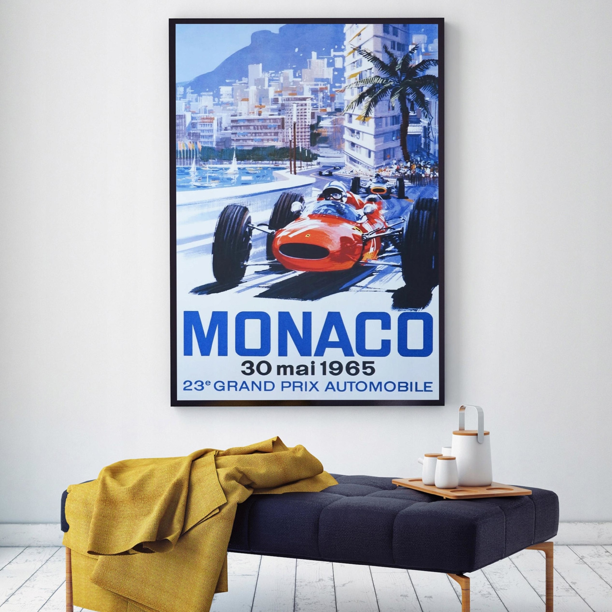 Poster De Perete Monaco Grand Prix Racing Cars A3 - eMAG.ro