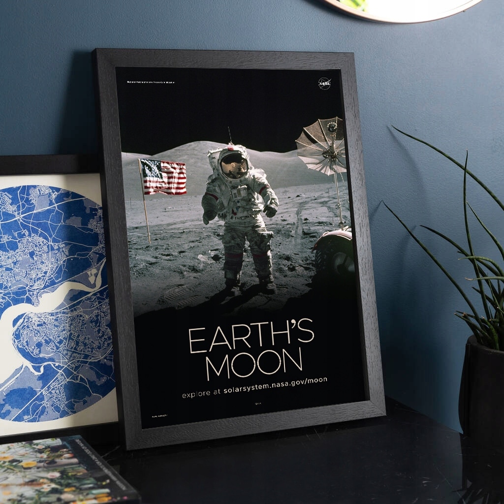 Poster Nasa Moon Earth Space Usa 42X64,91 A2 - eMAG.ro