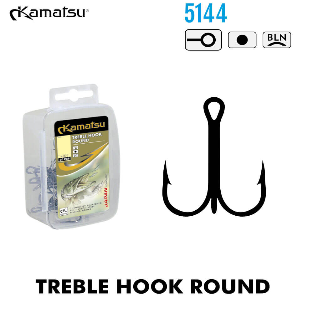 Set 20 buc mini ancore triple Kamatsu Round BLN K-077, marimea 18 - eMAG.ro