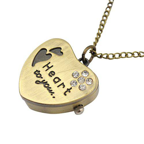 Pandantiv cu ceas heart to you, quartz, vintage, Nilex - eMAG.ro