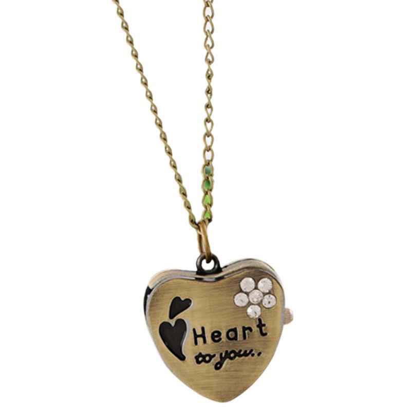 Pandantiv cu ceas heart to you, quartz, vintage, Nilex - eMAG.ro