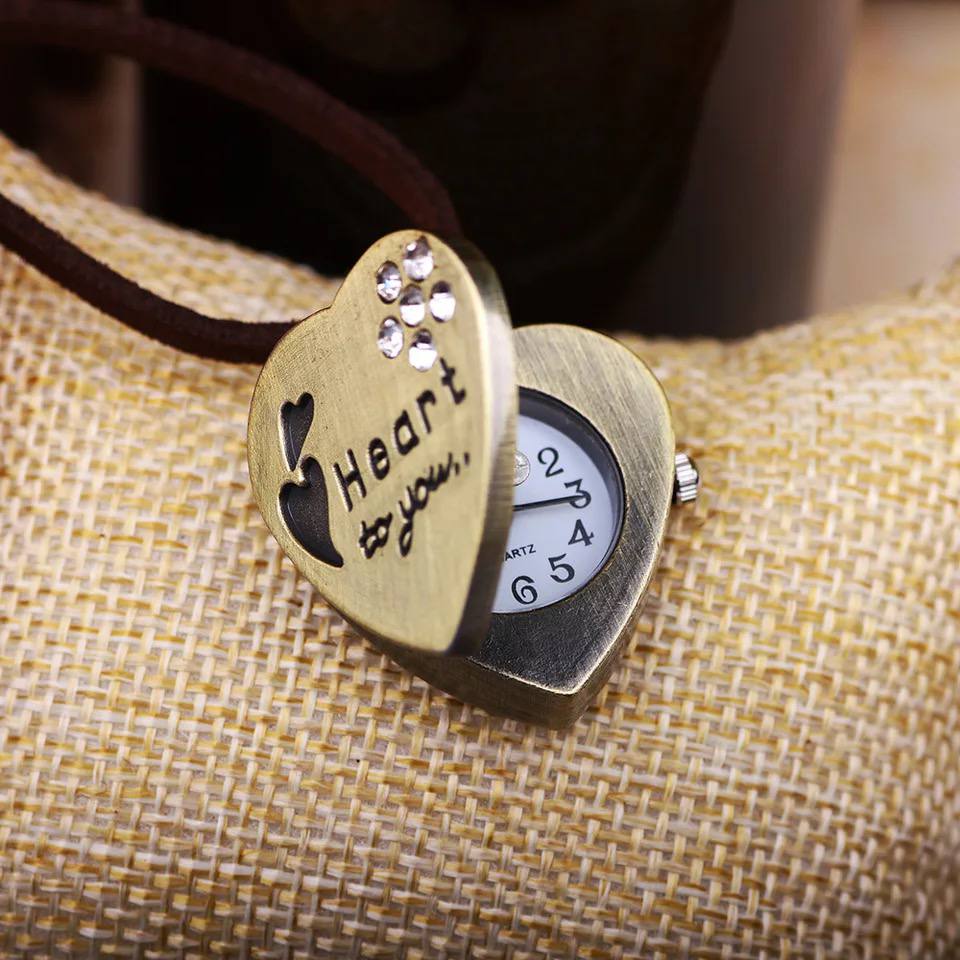 Pandantiv cu ceas heart to you, quartz, vintage, Nilex - eMAG.ro