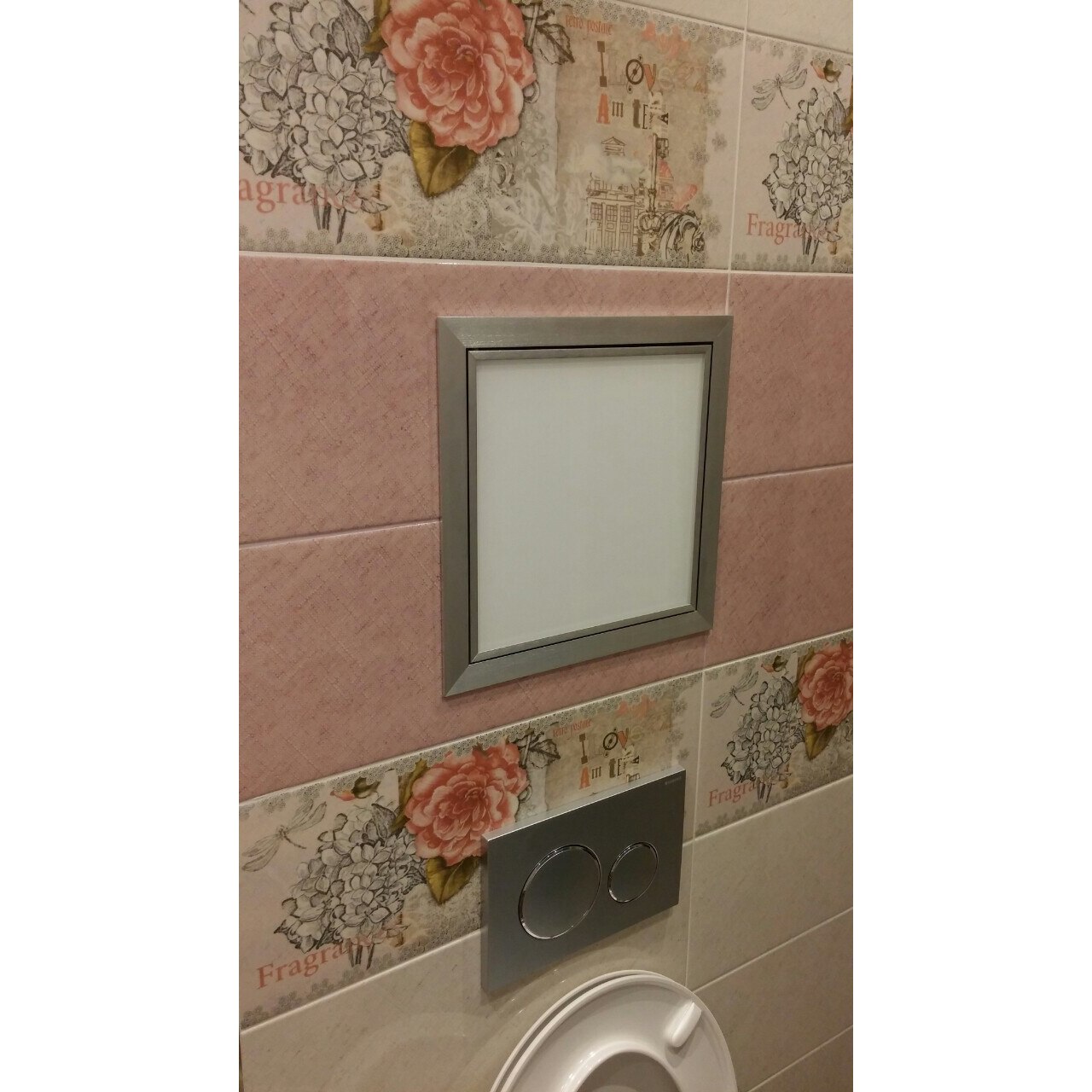 Usa de inspectie, Cadru din aluminiu, 200 x 200 mm, Argintiu/Alb - eMAG.ro