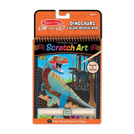Cartonase razuibile Scratch Art, Melissa & Doug, Carton, 5 ani+ - eMAG.ro