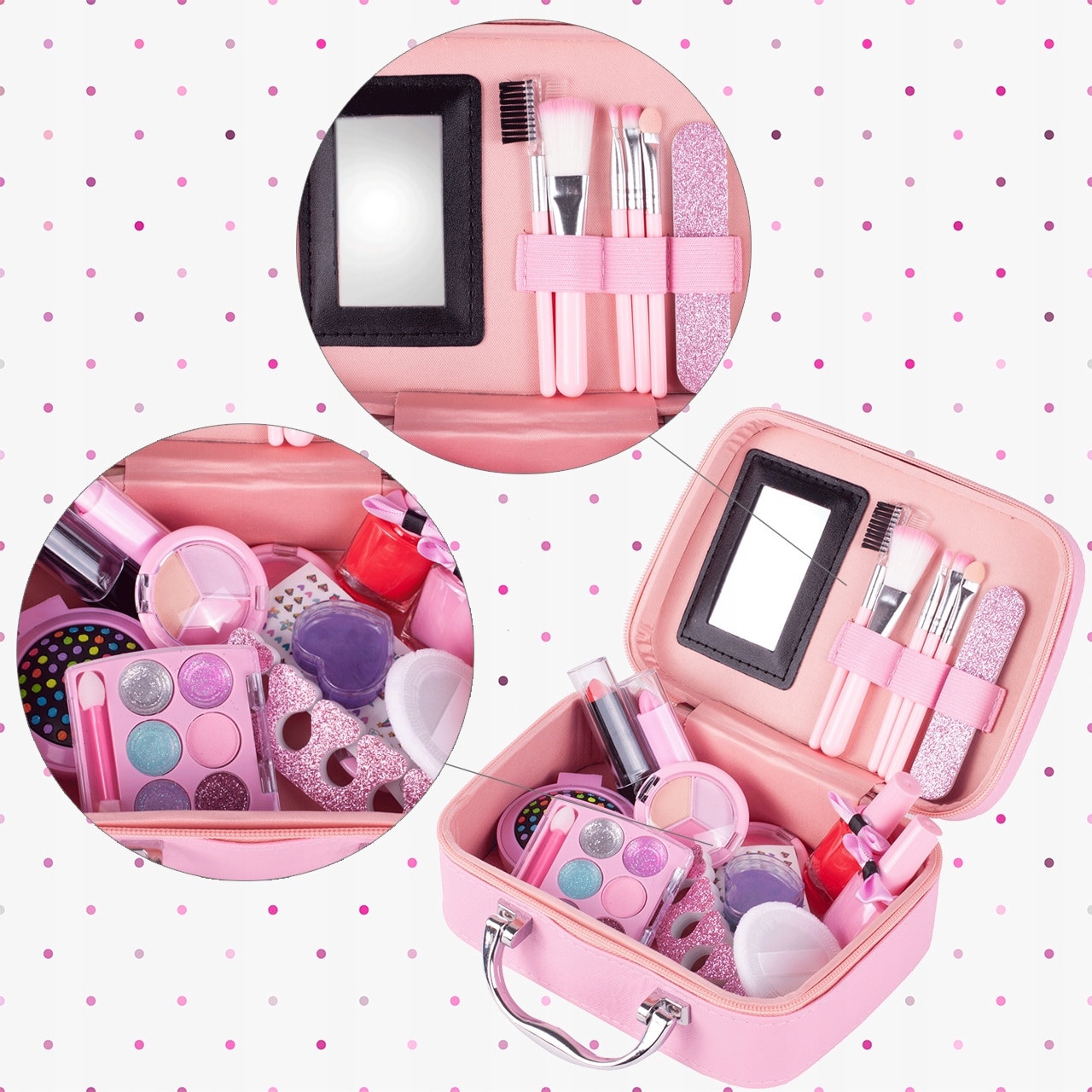 Trusa de Machiaj pentru copii Little Mermaid IdealSTORE Include 22 de ...