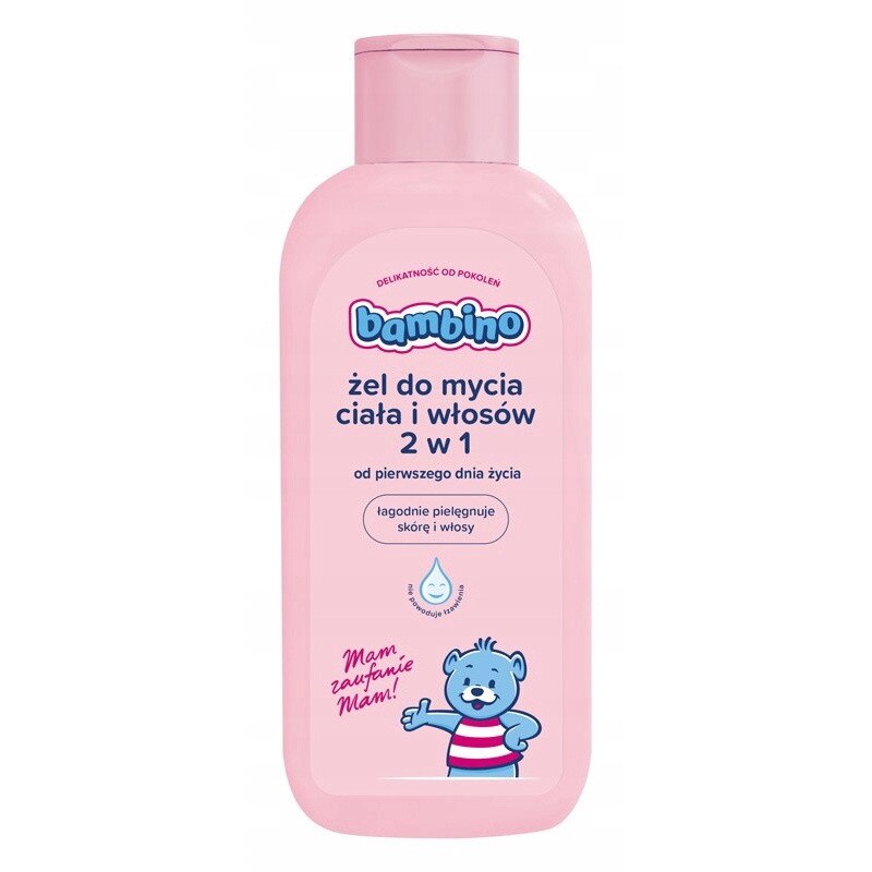 Gel de dus 2in1 Bambino pentru copii si bebelusi, 100 ml - eMAG.ro