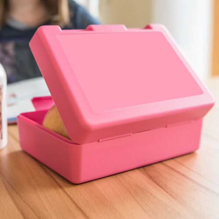 Cutie pentru pranz, Plastic, Roz - eMAG.ro