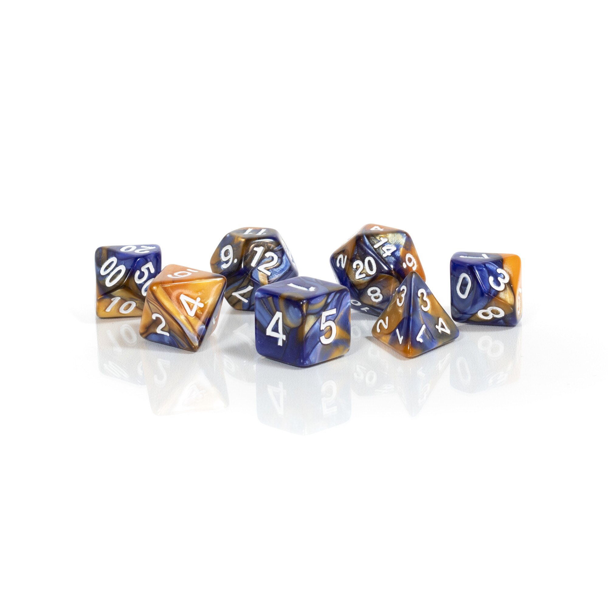 Set 7 zaruri, RPG, Acril, Multicolor - eMAG.ro