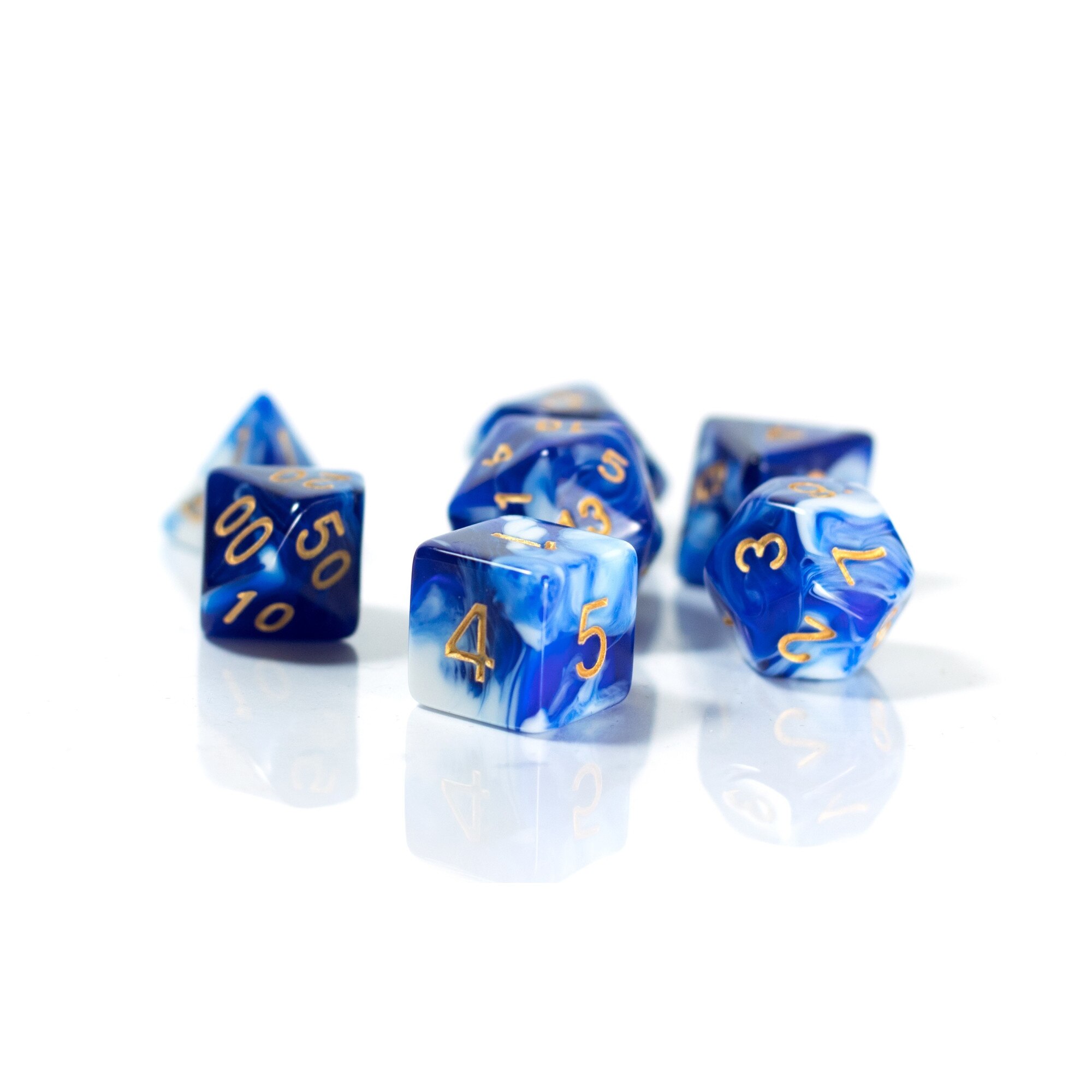 Set 7 zaruri, RPG, Acril, Multicolor - eMAG.ro