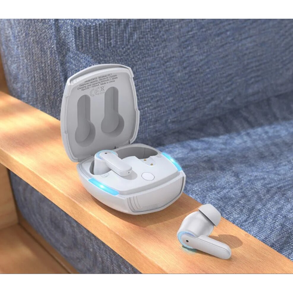 Casti Bluetooth pentru Gaming, joc led, TWS, ENC, Bluetooth 5.1 EW13 ...