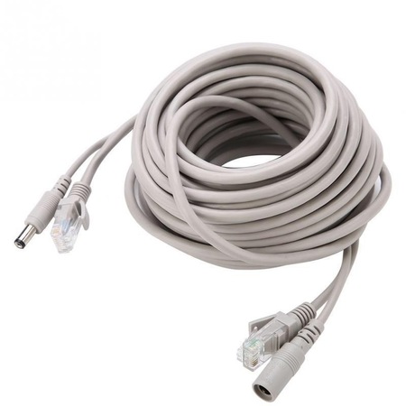 Cablu Camere UTP cu Alimentare DC 2,1mm/20m - eMAG.ro