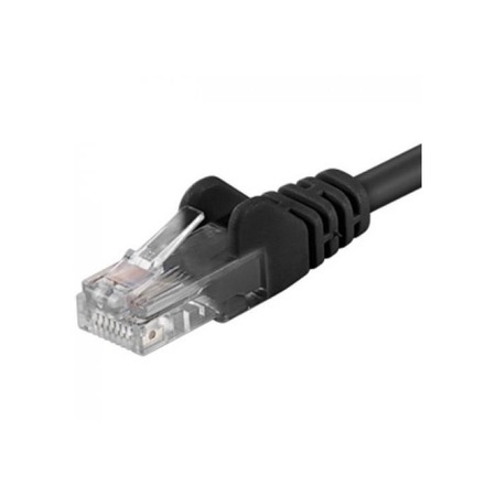 Cablu Patchcord UTP RJ45-RJ45 Categoria 6, 3m, negru, cupru integral ...