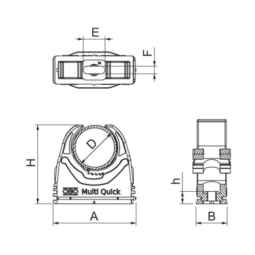 Set 10 cleme Multi Quick, 15-19 mm, Obo Bettermann - eMAG.ro